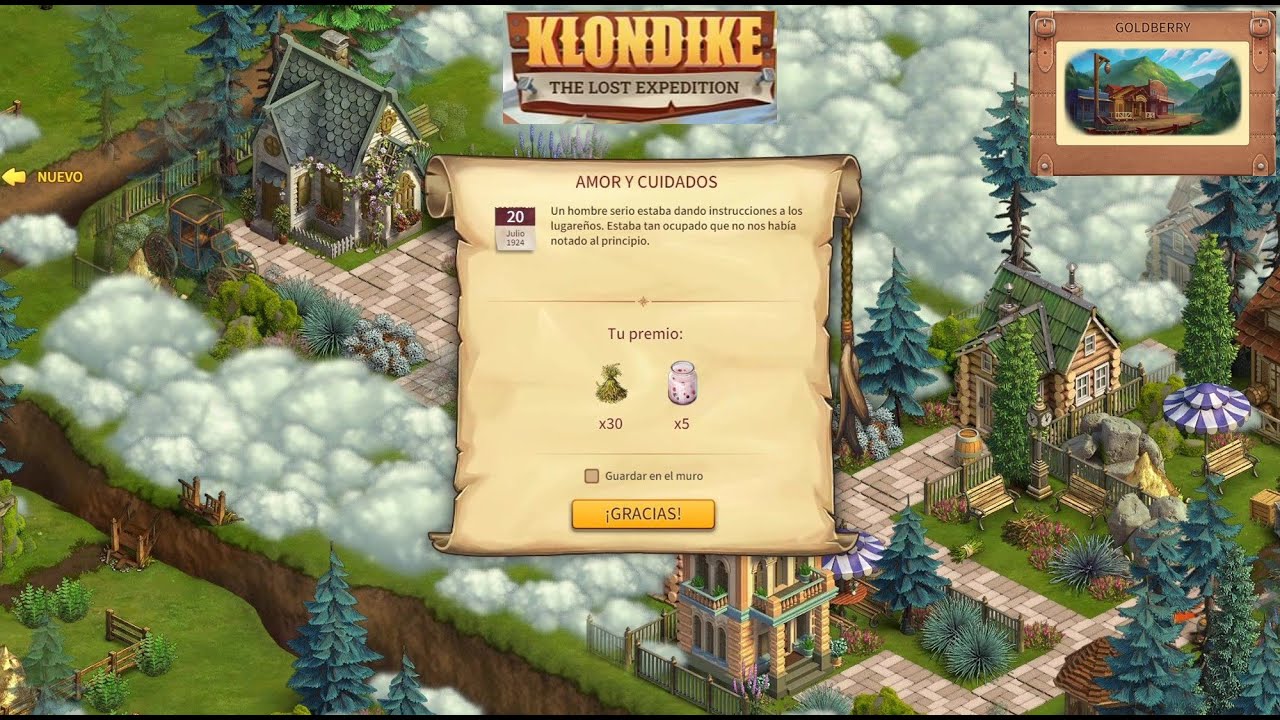Goldberry. Misión 7. Amor y cuidados. #klondike - YouTube
