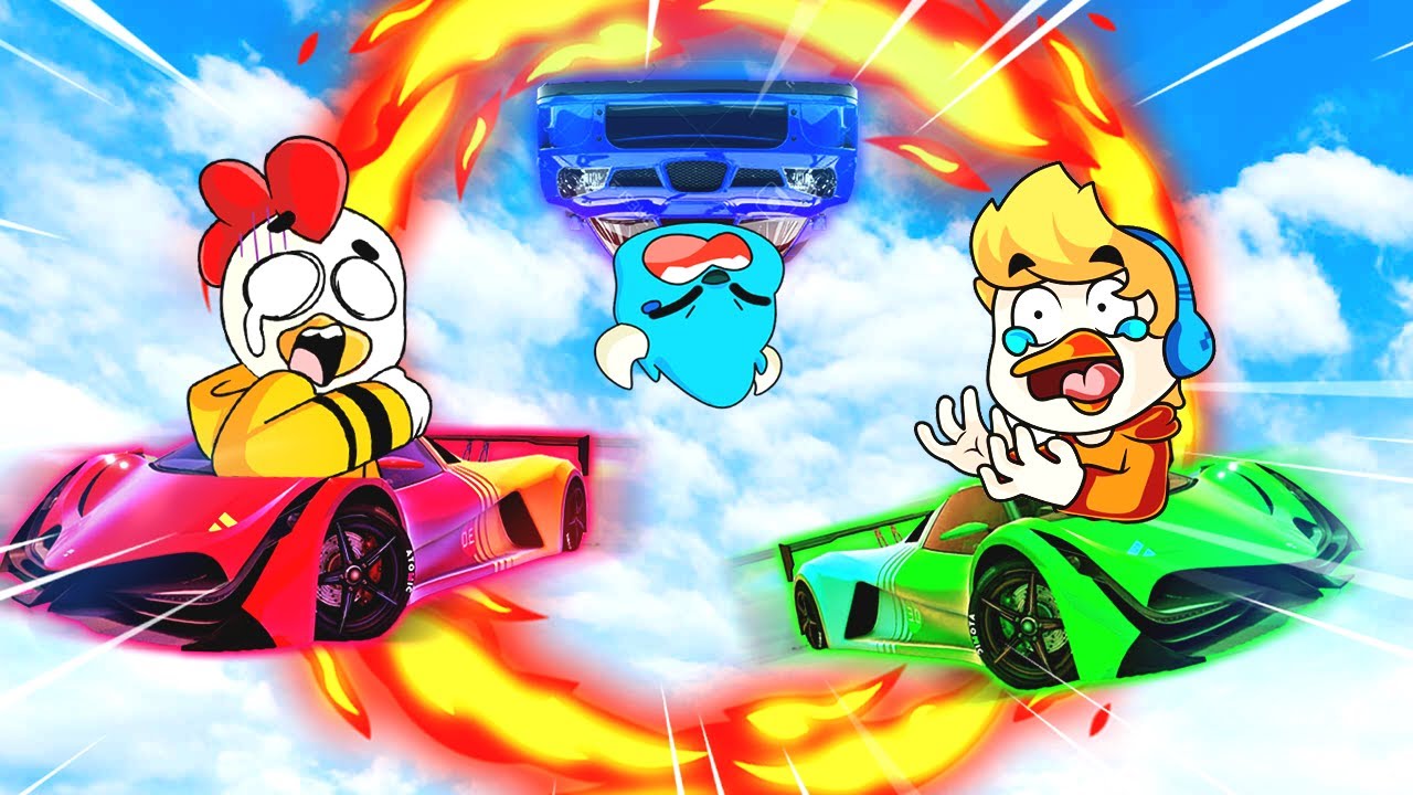 CARRERA EXTREMA 99% IMPOSIBLE! en GTA 5 con LOS COMPAS 😂 Riusplay ...