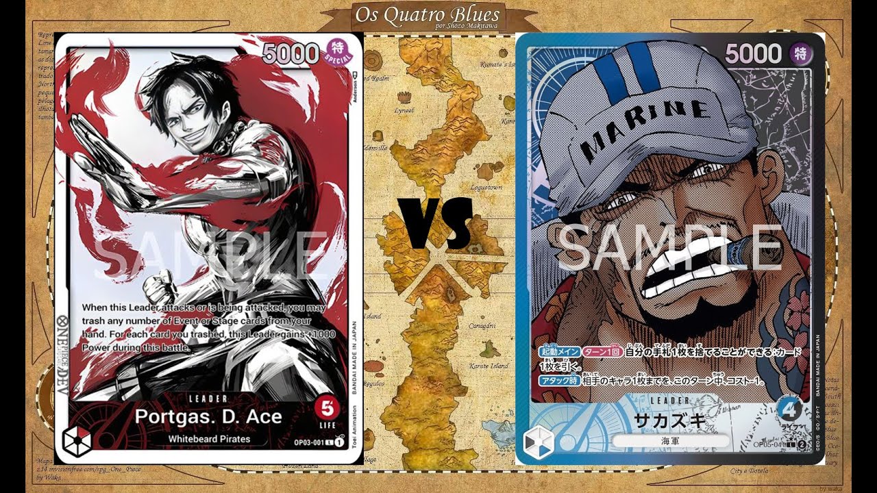OPTCG || Ace VS Sakazuki || Hobbyists United - YouTube