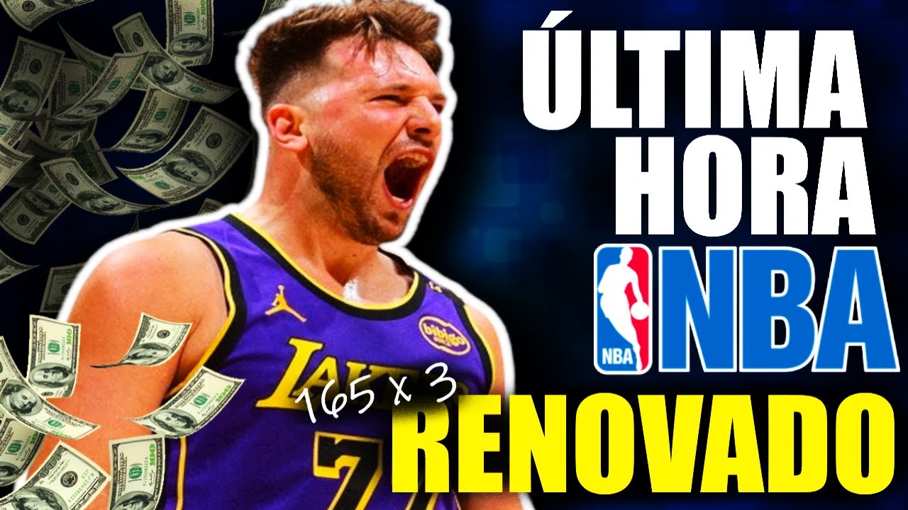 BOMBA NBA 🚨💣 100% OFICIAL Luka Doncic RENUEVA con Los Angeles Lakers 🔥 ...