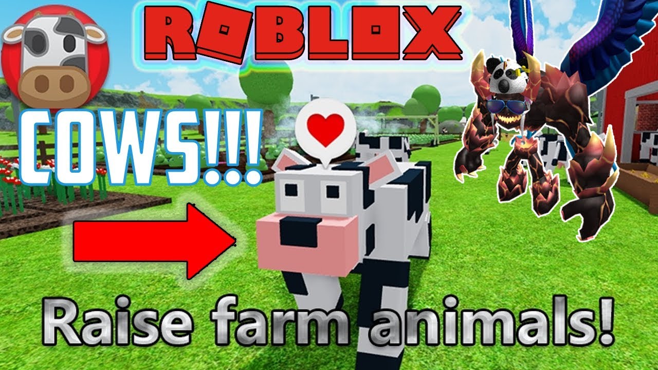 I'm a Cow and I Say MOO | Welcome To Farm Town 🔴 Roblox Live 🔴 - YouTube