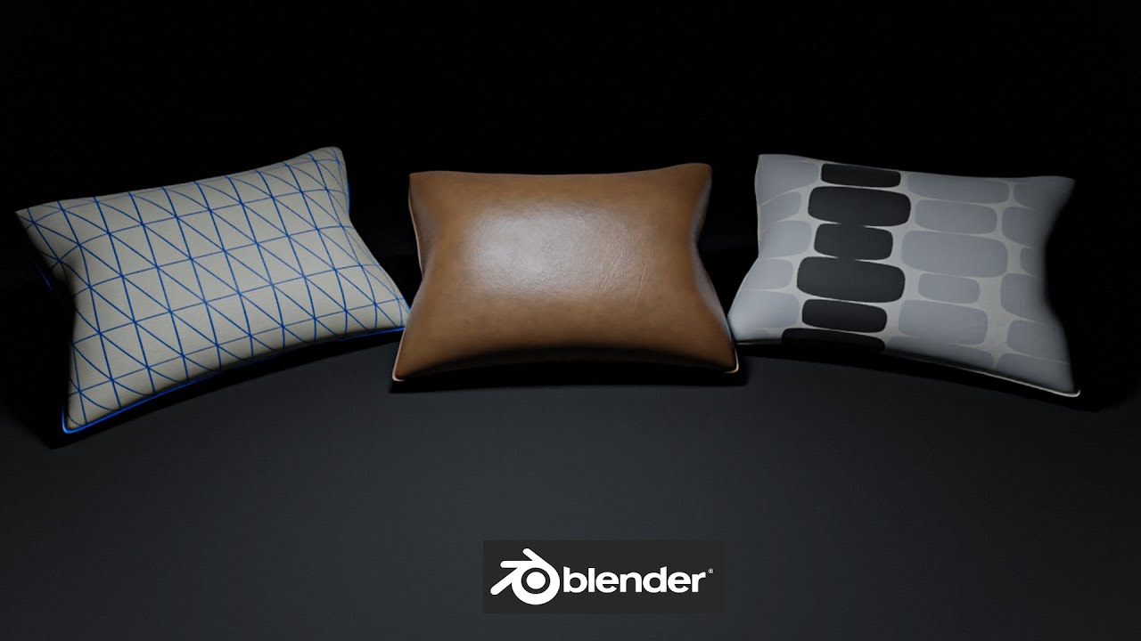 how to modeling a Cushion in blender - YouTube