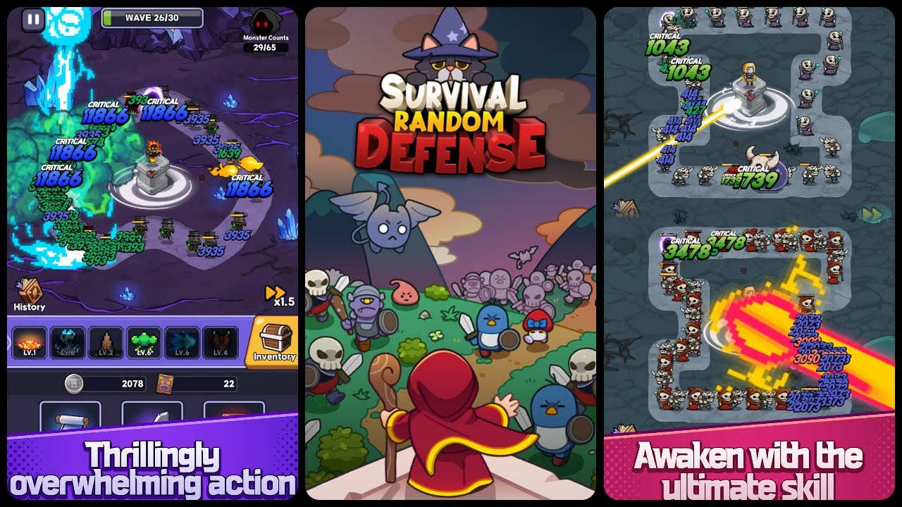Survival Random Defense (Gameplay Android) - YouTube