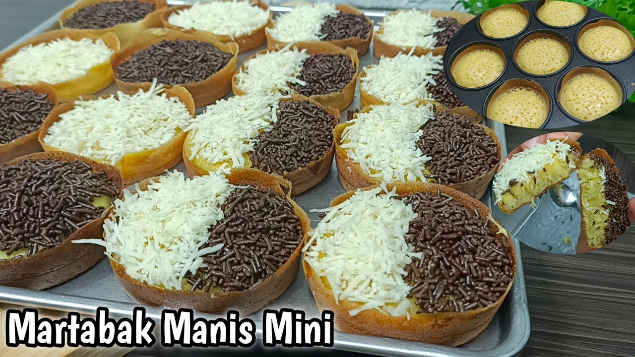 RESEP MARTABAK MANIS MINI UNTUK PEMULA ANTI GAGAL ADA TAKARAN SENDOK ...