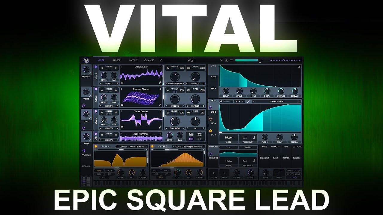 Epic Vital EDM Square Lead Tutorial (Free Preset) - YouTube