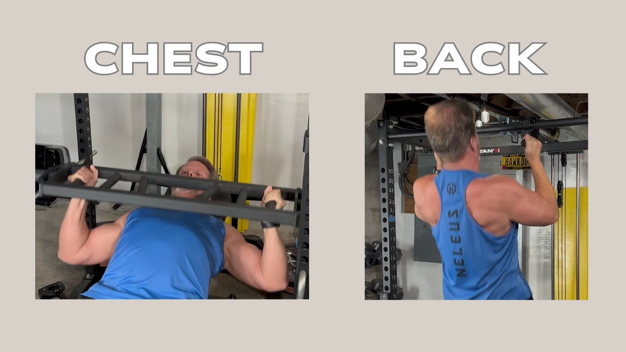 Day 1 of My New Workout Plan: Full Chest, Back, and Core Routine - YouTube