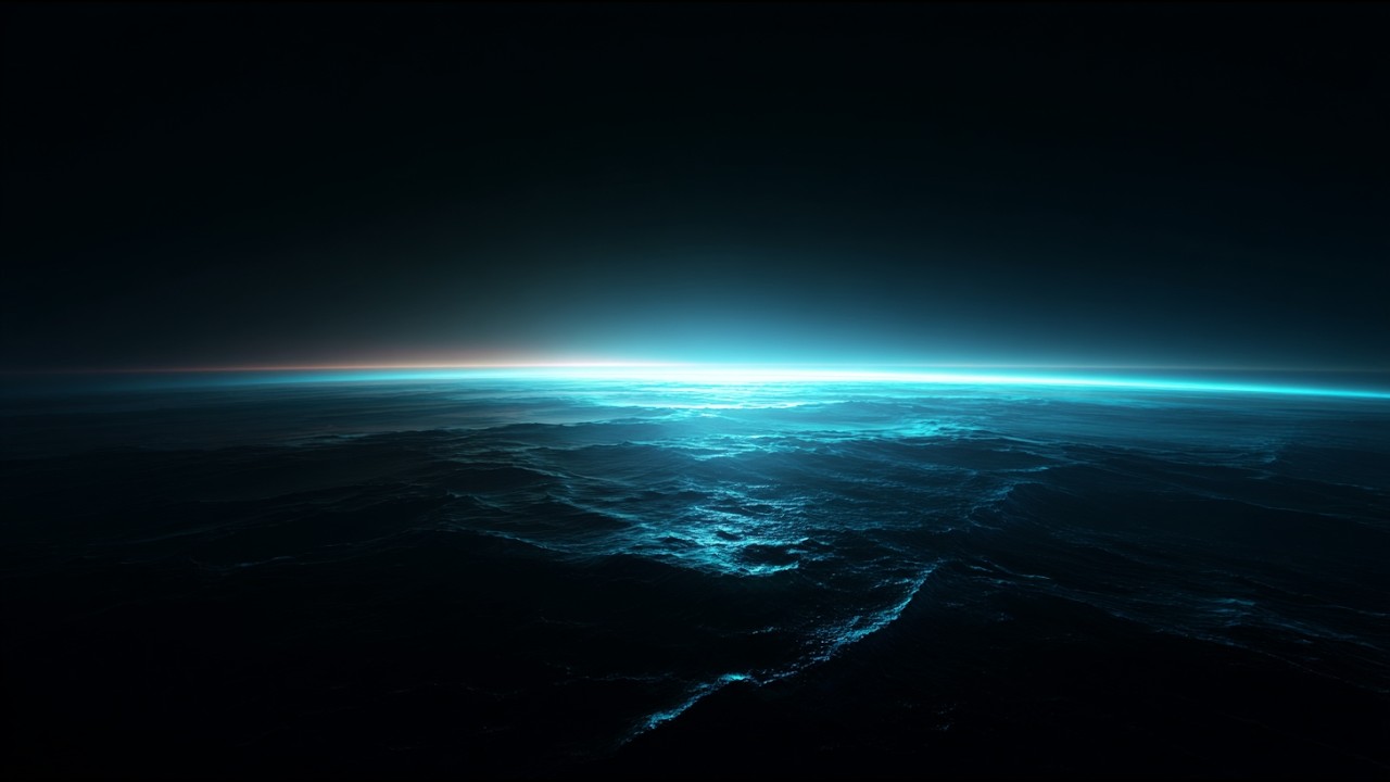 Where the Ocean Meets the Cosmos | Space Ambient [ Deep Focus ] - YouTube