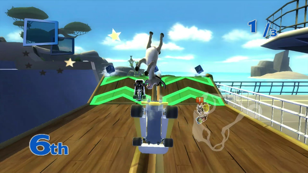 [Xbox 360] DreamWorks Super Star Kartz - Circuit: Wind Cup 50CC ...