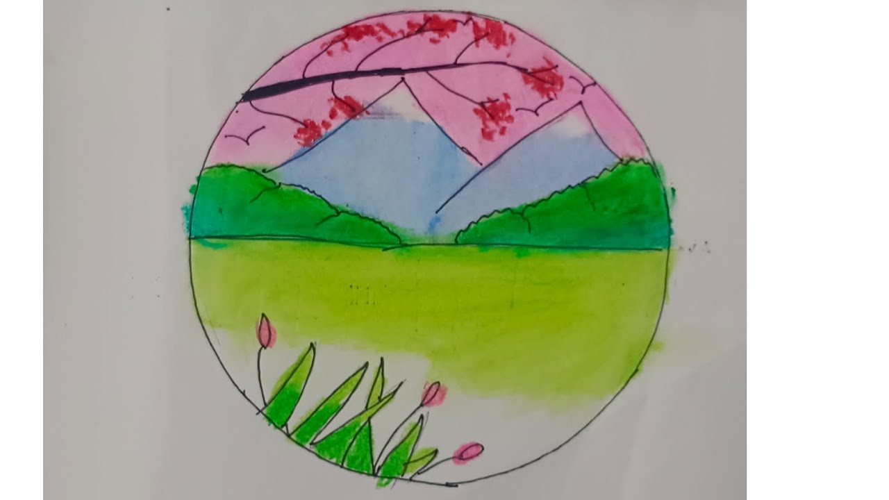 How to draw drawing with easy drawing colour Full drawing easy drawing ...