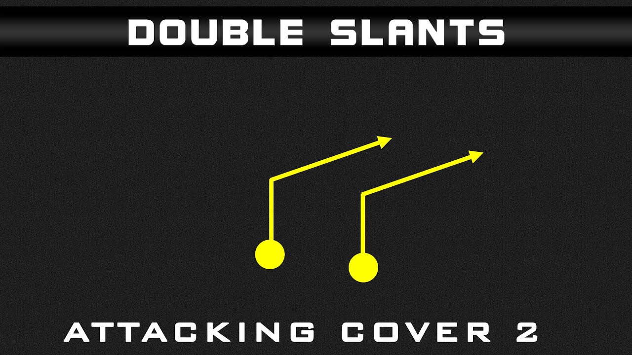 Madden Tips: Pass Route Combos Double Slants Attacking Cover 2 - YouTube