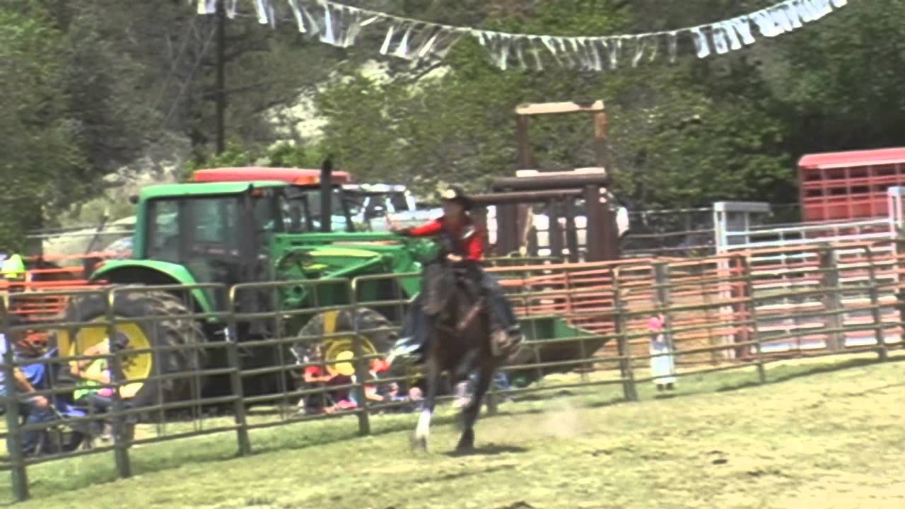 Spray Rodeo Queen Kelsey Run In - YouTube