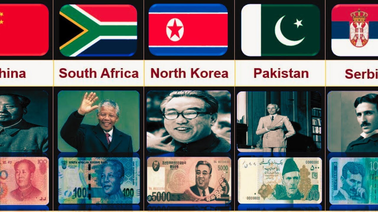 Legends in Your Wallet: Famous Faces on Currency Notes From Different ...