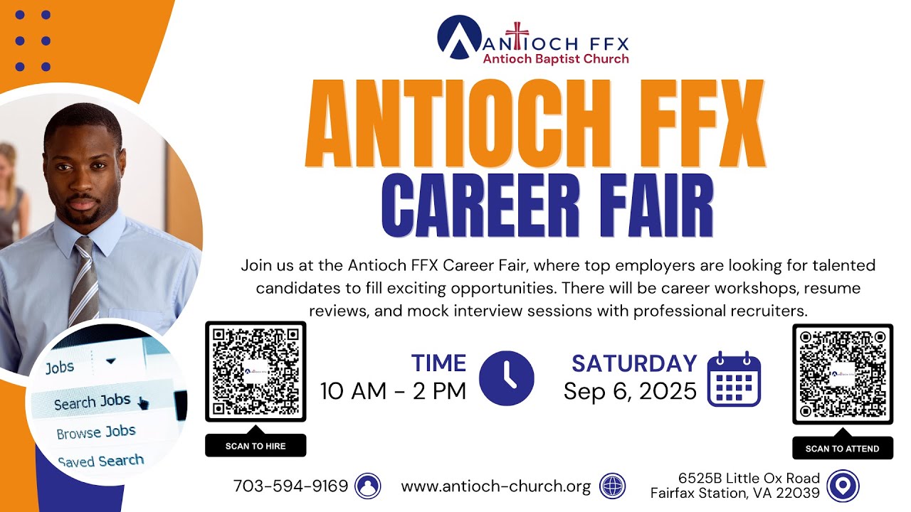 Antioch FFX Career Fair 2025 | Jobs, Resume Workshops & Interview Prep ...