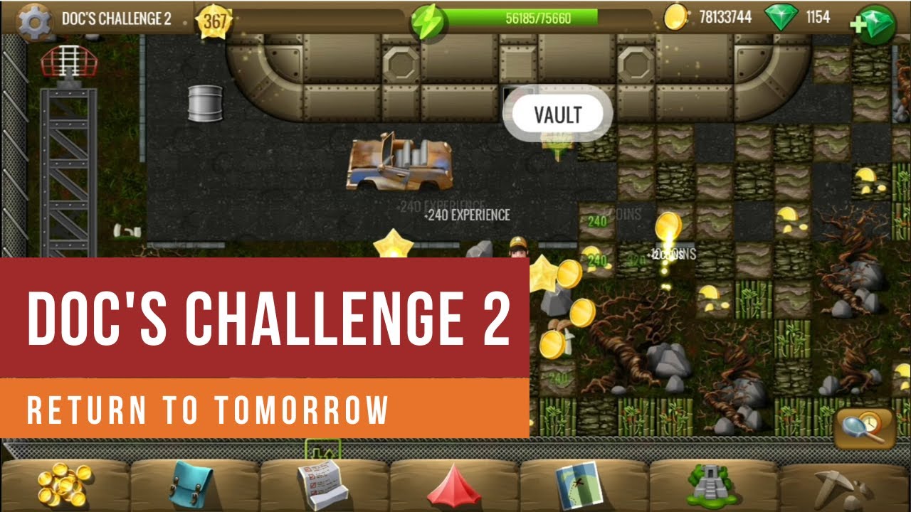 Doc's Challenge 2 - Return to Tomorrow - Diggy's Adventure - YouTube