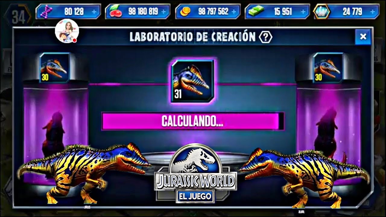 Jurassic World #11 Alangasaurus nivel 40 Evolución - YouTube