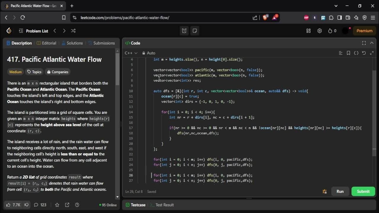 leetcode-417 - YouTube