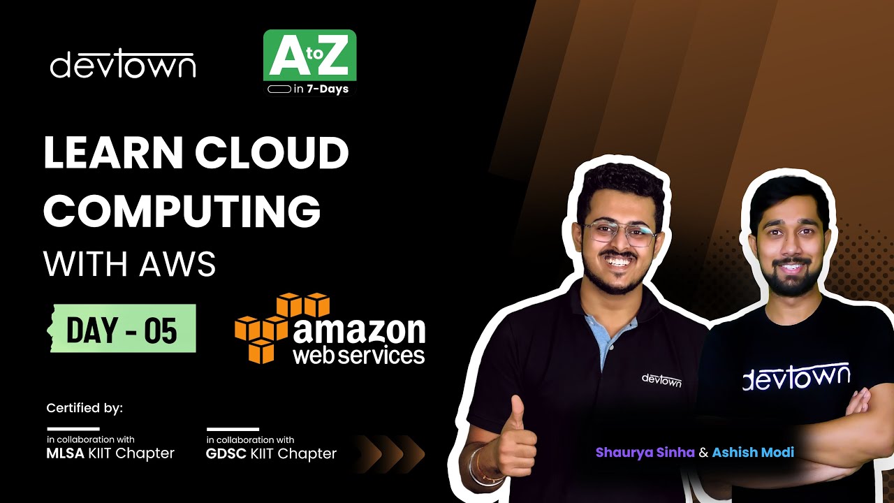 [LIVE] DAY 05 - Learn Cloud Computing With AWS | COMPLETE in 7 - Days ...