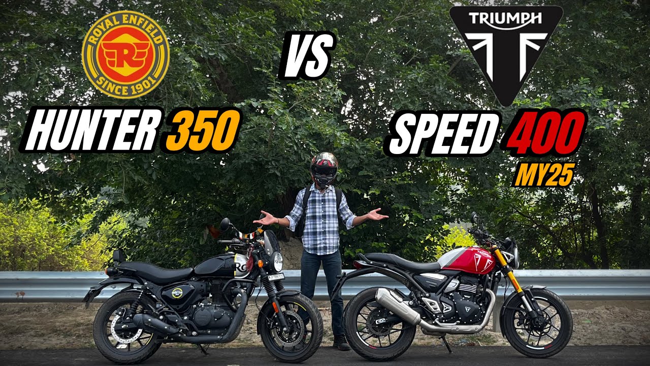 Triumph Speed 400 Vs Hunter 350 Which To Buy ? | Nitesh Chaudhary Vlogs ...