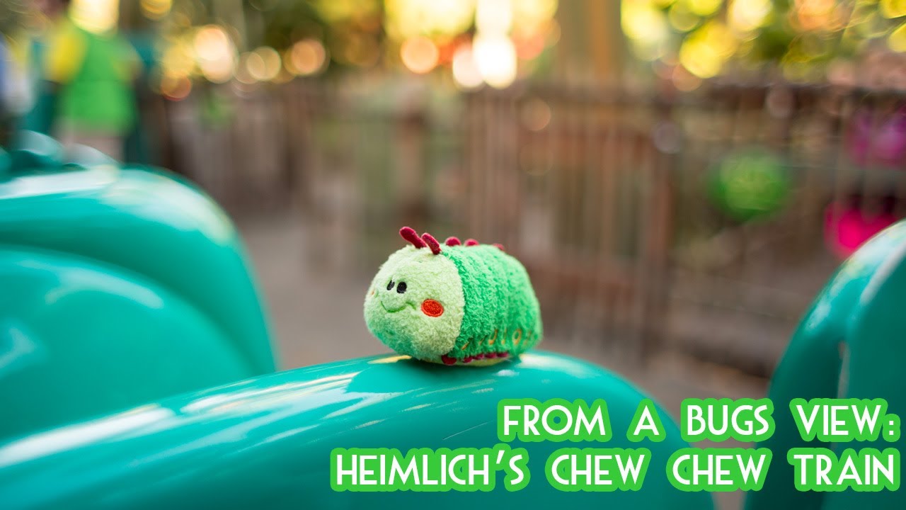 Heimlich Tsum Tsum Riding Heimlich's Chew Chew Train - YouTube