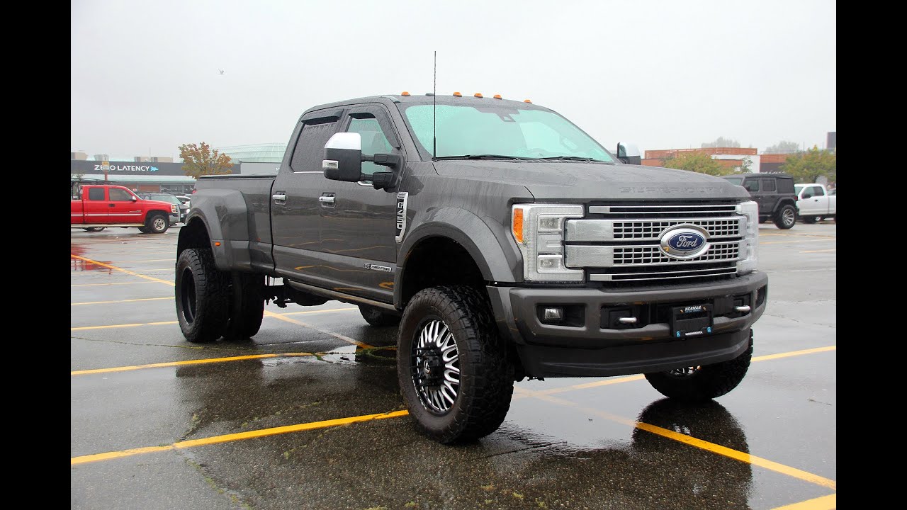 2017 Ford F-450 SUPER DUTY Platinum DIESEL FOX LIFTED FUEL FORGED 37A/T ...