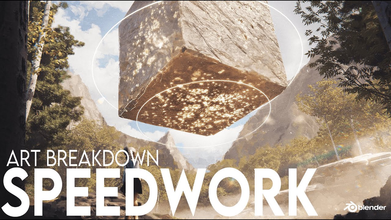 BLENDER - ART BREAKDOWN - SPEEDWORK - YouTube