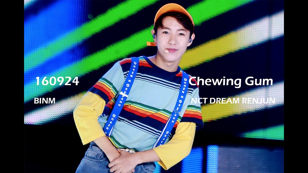 160924 열린음악회 Chewing Gum - NCT DREAM RENJUN 런쥔 Focus - YouTube