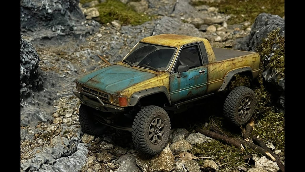 toyota 4runner (pickup) custom painting (MINI-Z 4x4 ) - YouTube