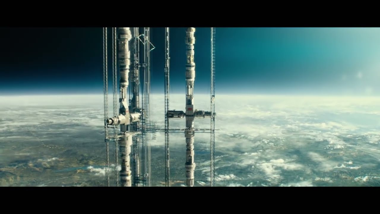 Space Elevator in Ad Astra | “Antenna" Clip | 20th Century FOX - YouTube