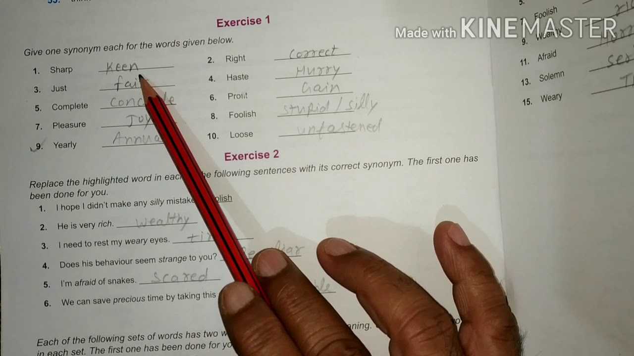Synonyms Revision YouTube synonyms-revision-youtube