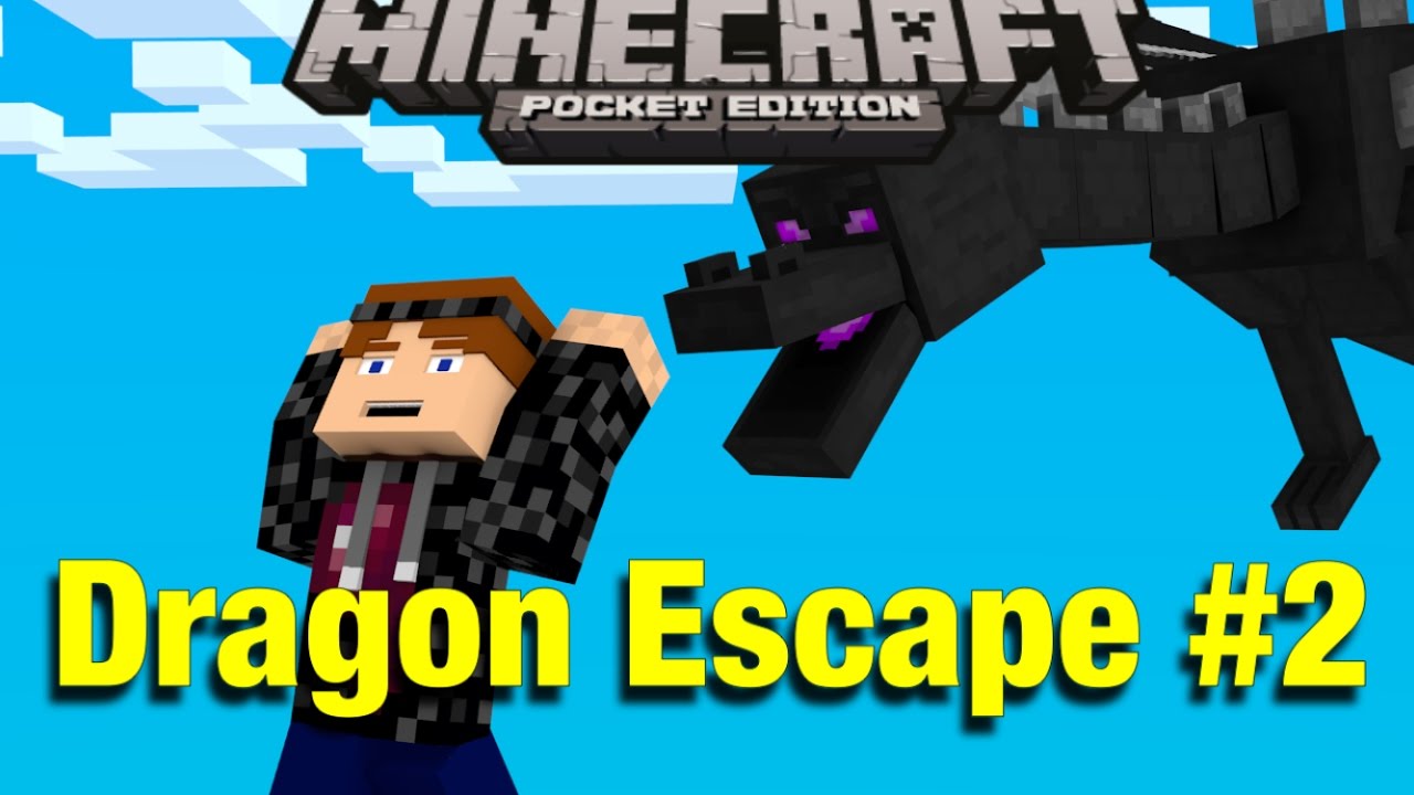 FIRST TRY?!? - Dragon Escape - Minecraft PE - YouTube