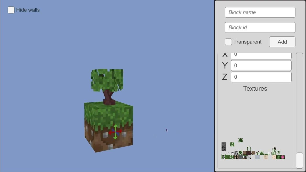 My own block editor | Unity voxel game - YouTube