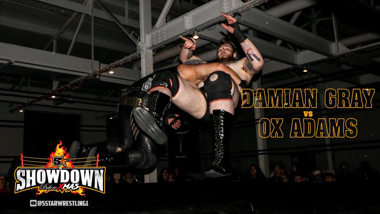 (FREE MATCH) Damian Gray vs Ox Adams | 5 Star Wrestling - YouTube