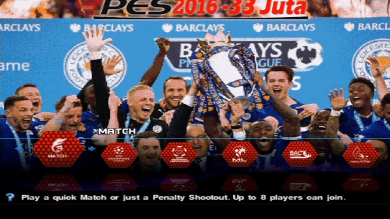 PES 2016 - 33 JUTA PS2 ISO | by ULTIMATE TEAM - YouTube