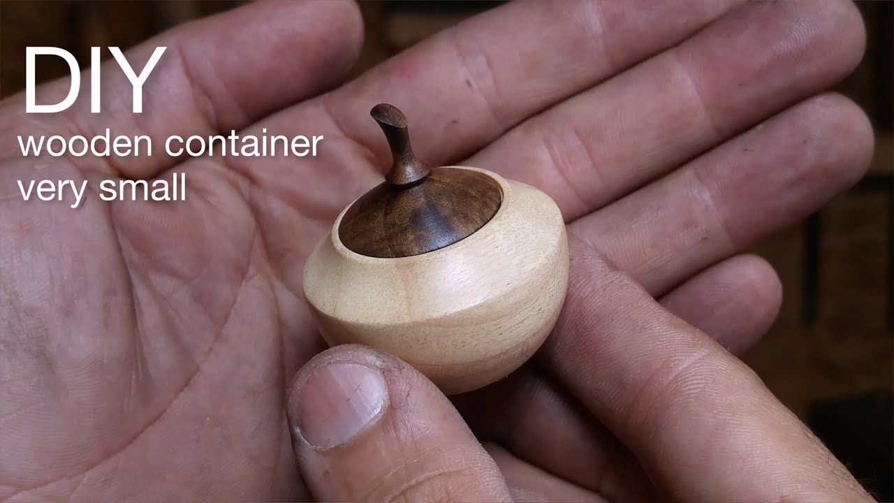 Woodturning / Very small It was fun😁 - YouTube