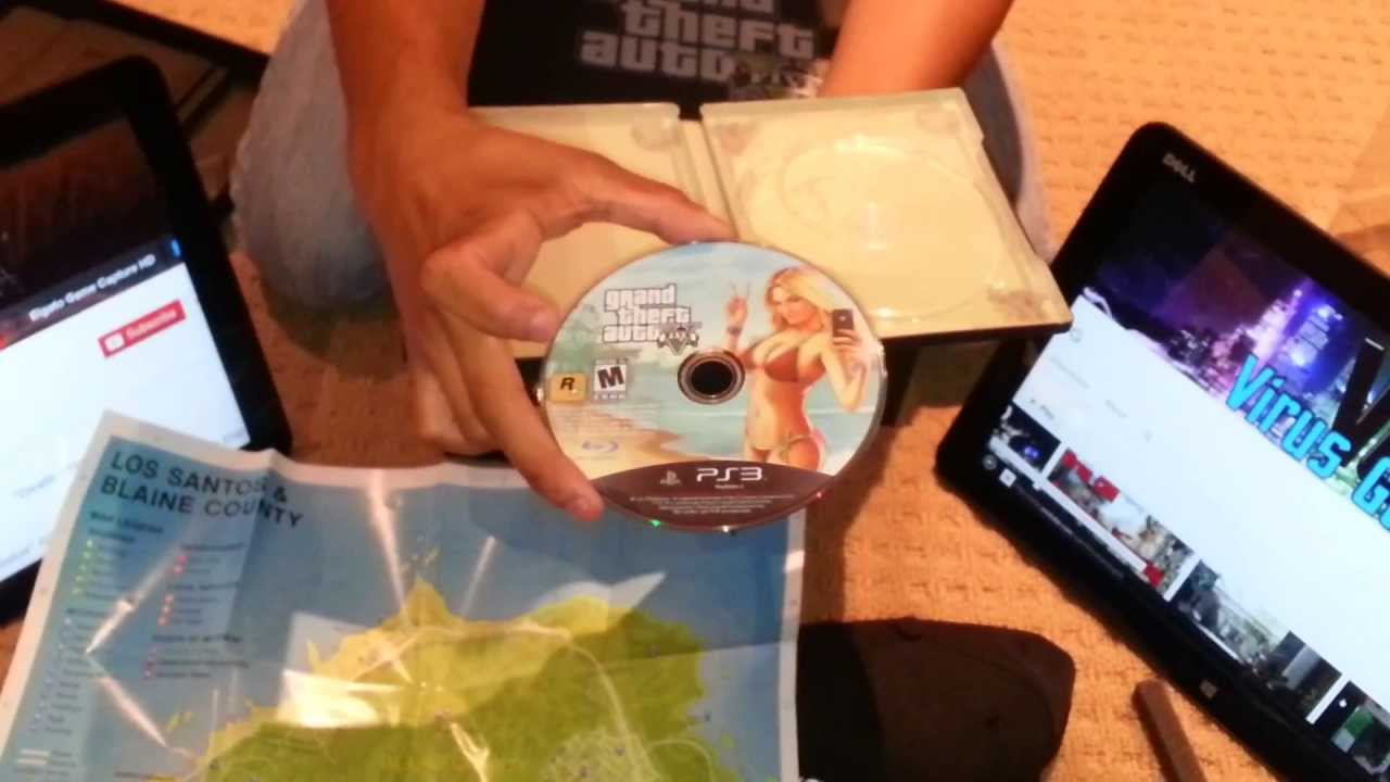 Grand Theft Auto 5 Collectors Edition Unboxing - GTA V - PS3 - YouTube