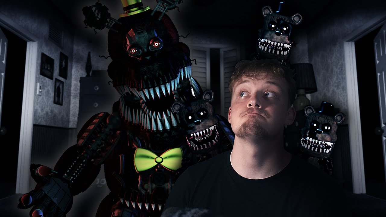 Streaming until I beat NIGHTMARE Mode FNAF 4!! - YouTube