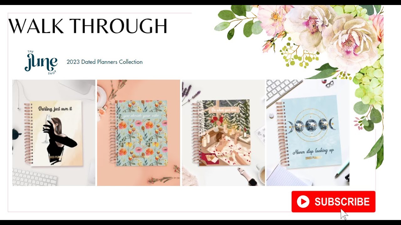 The June Shop 2023 Planners - YouTube