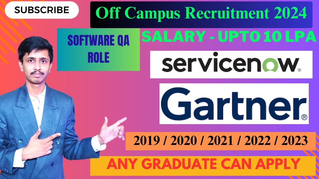 Servicenow Recruitment 2024 | Gartner Recruitment 2024 | Software QA ...