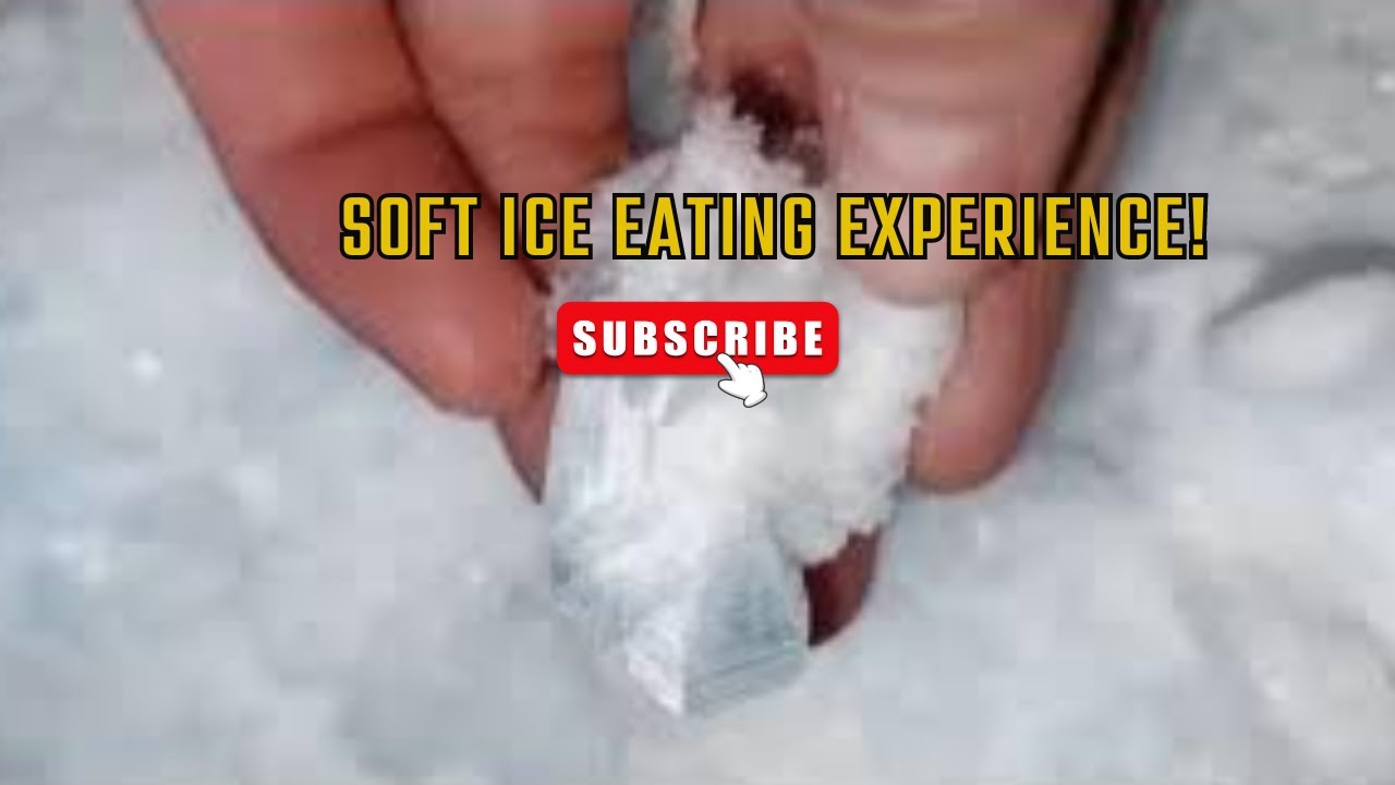 SQUEAKY😋 | FROSTY🧊 | CRISPY & SOOTHING🍧 SOFT ICE EATING EXPERIENCE ...
