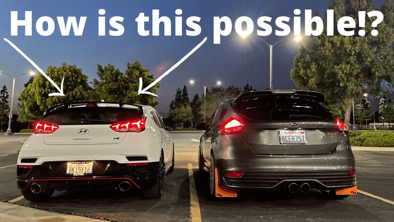 The 2021 Veloster N is INSANELY LOUD! Completely stock! - YouTube
