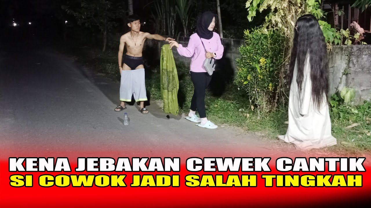 PRANK KUNTILANAK PALING NGAKAK | KENA JEBAKAN CEWEK CANTIK | FUNNIEST GHOST PRANK - YouTube
