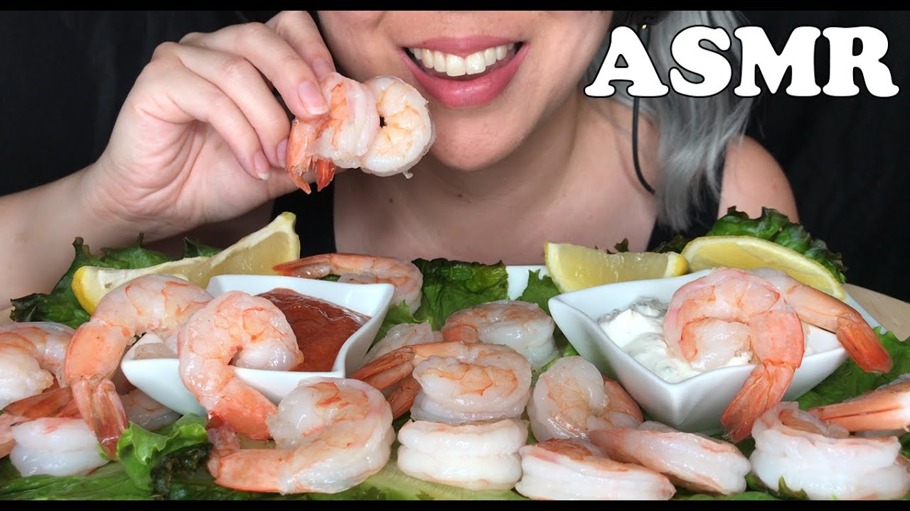 ASMR SHRIMP COCKTAIL | SOFT + CRUNCHY EATING SOUNDS | MUKBANG - YouTube