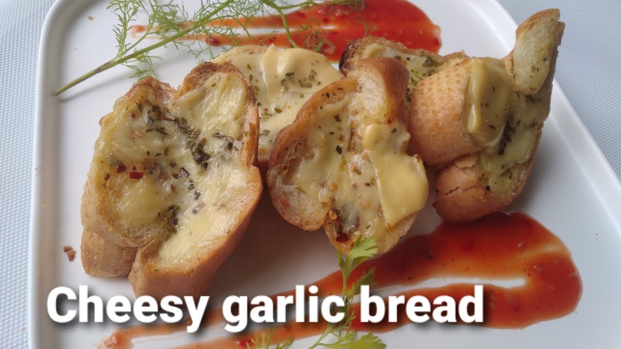 Cheesy garlic bread |3 easy step||receipe by food ingredients - YouTube