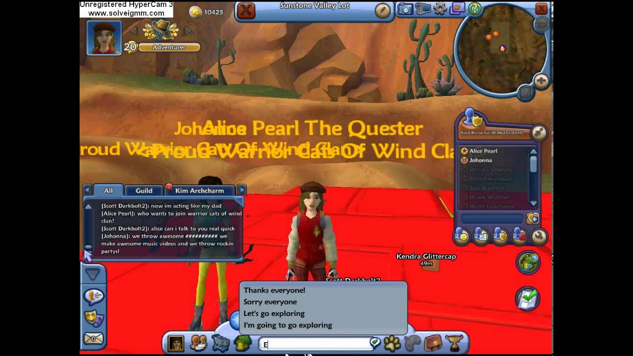 free realms Join warrior cats of wind clan - YouTube