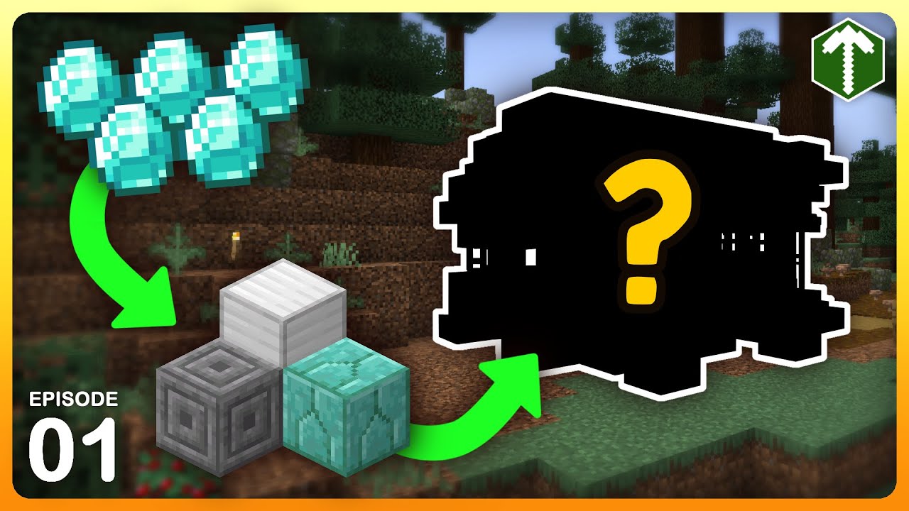 5 Diamond Budget to Build my Minecraft Starter Base -=- Existence SMP ...
