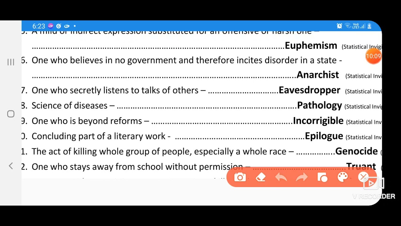 English - one substitute word part 1 - YouTube