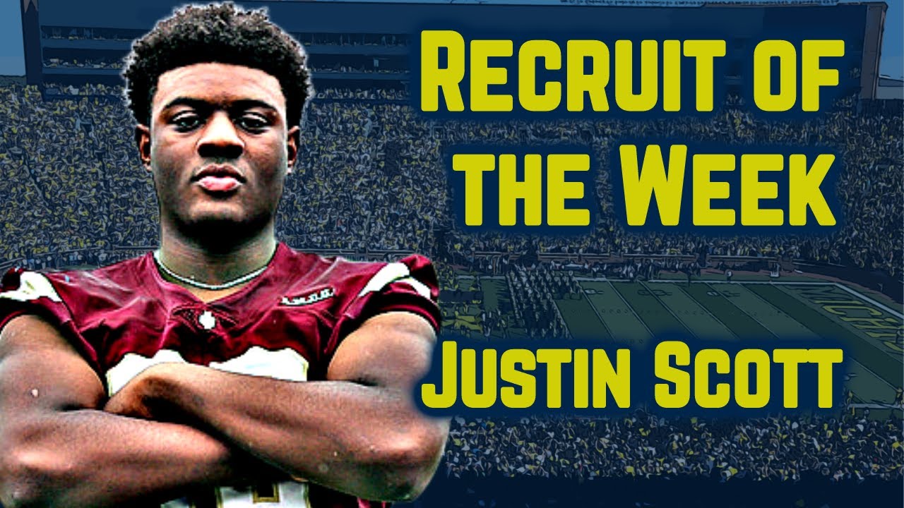 Can Michigan land this five-star!?!?! | Justin Scott | Michigan ...