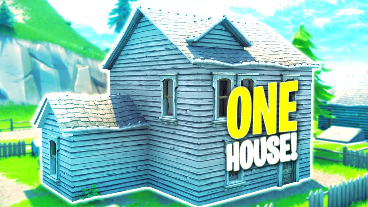 The ONE HOUSE Challenge in FORTNITE - YouTube