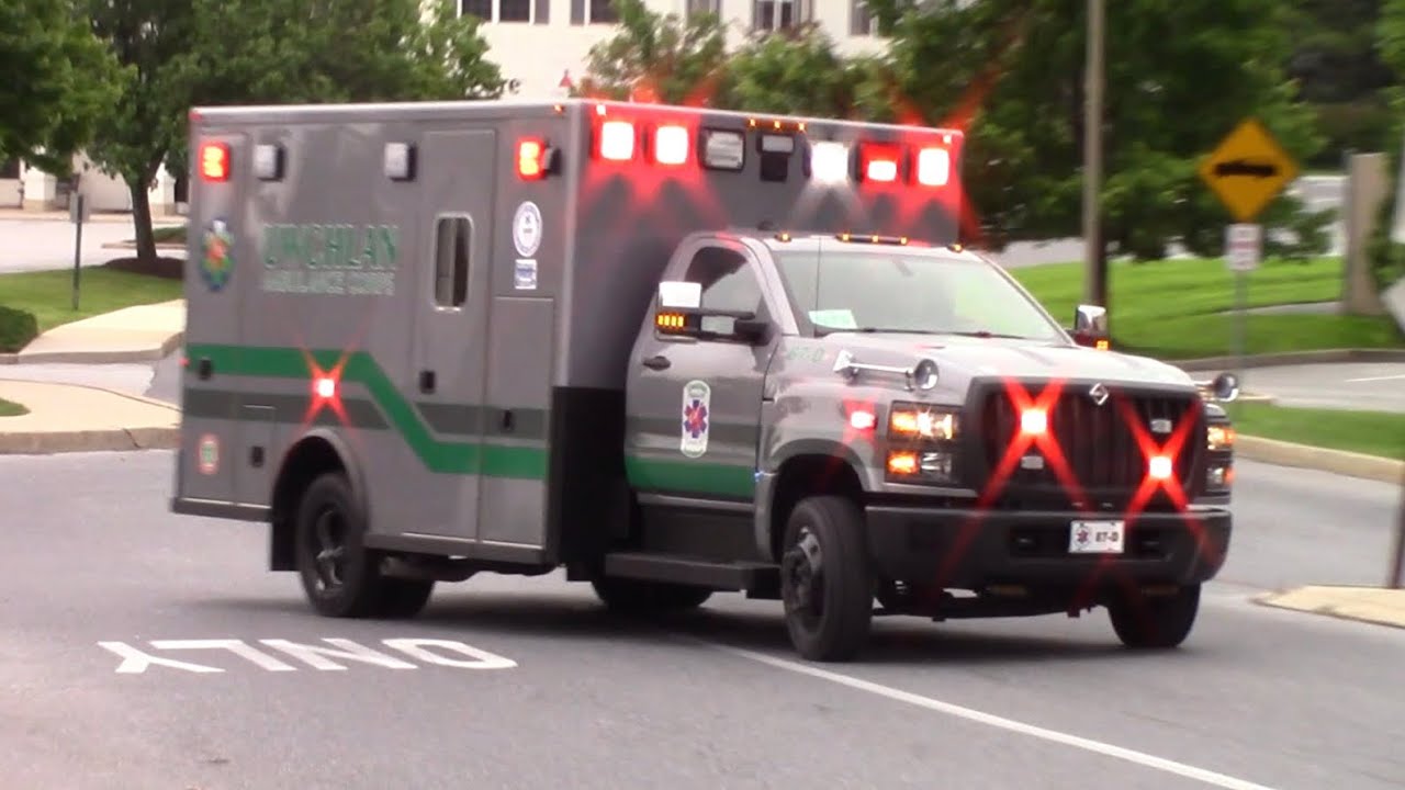 Uwchlan Ambulance Corps Brand New Micu 87-3 Responding - YouTube