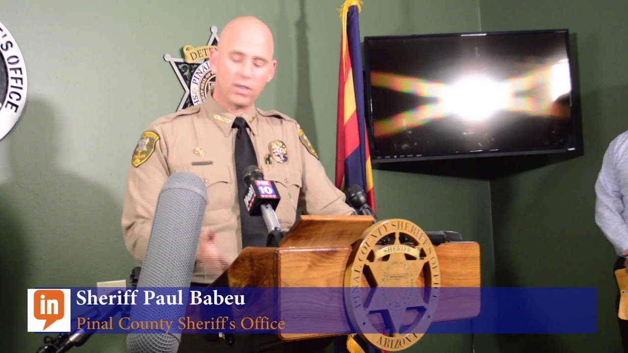 Pinal County Sheriff's Office - Missing Couple Press Conference - YouTube